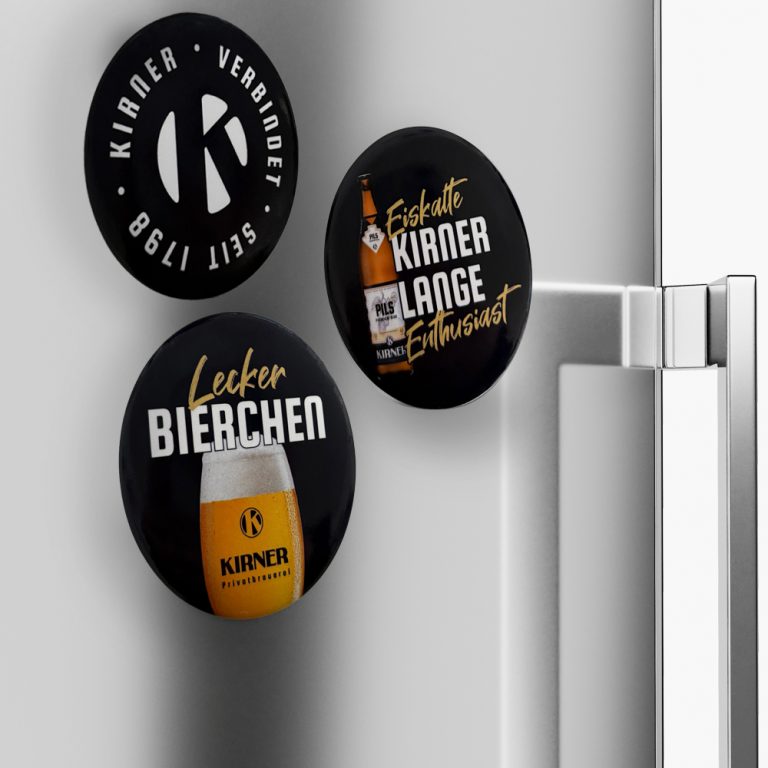 KIRNER Kühlschrankmagnete - KIRNER Privatbrauerei Ph. & C. Andres